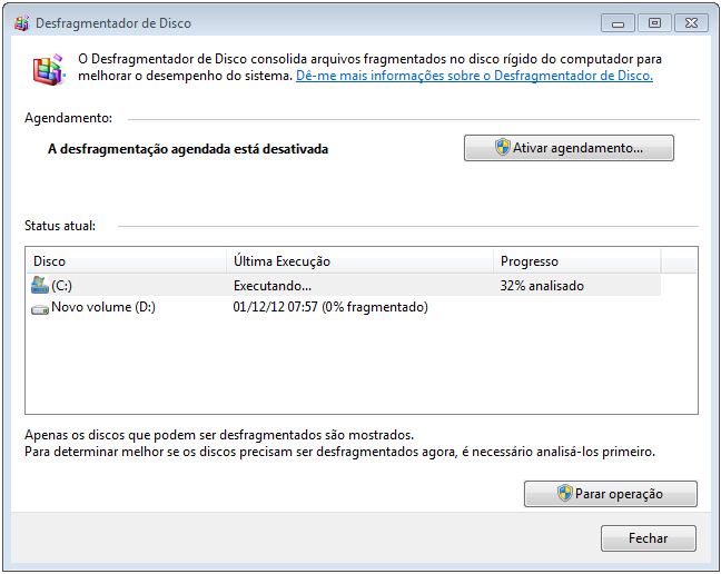 Limpeza e desfragmentação de disco / HD - Ferramentas PC