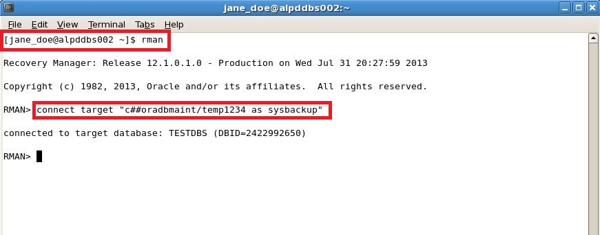Oracle Database 12c: RMAN Backup for Multitenant Architecture