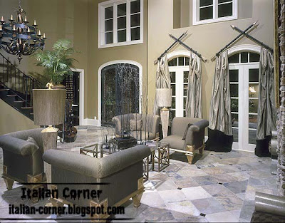 Classic living rooms with Italian ideas and furniture