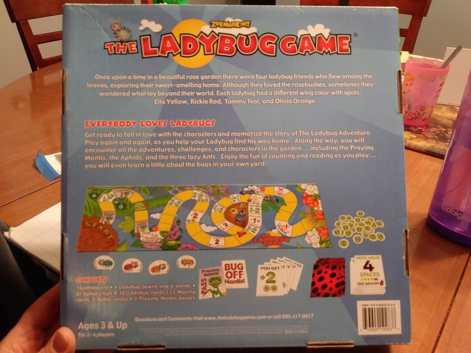 Homeschool and Country Mom: The Ladybug Game Review