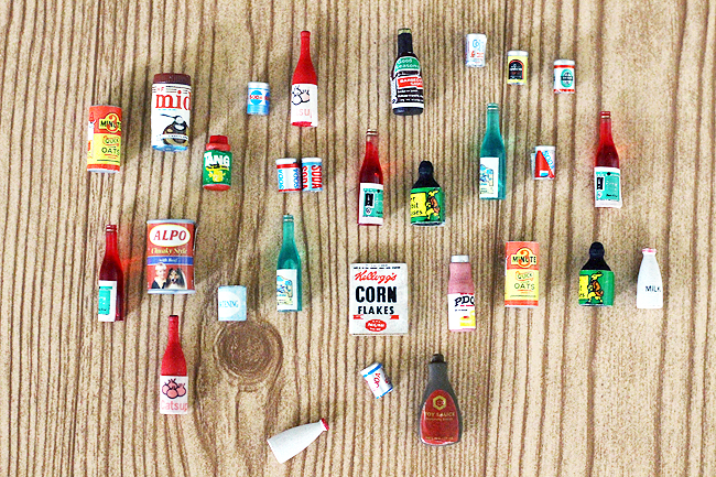 Creator's Collections: Tiny Thrifted Miniatures Collection. Toy Food ...