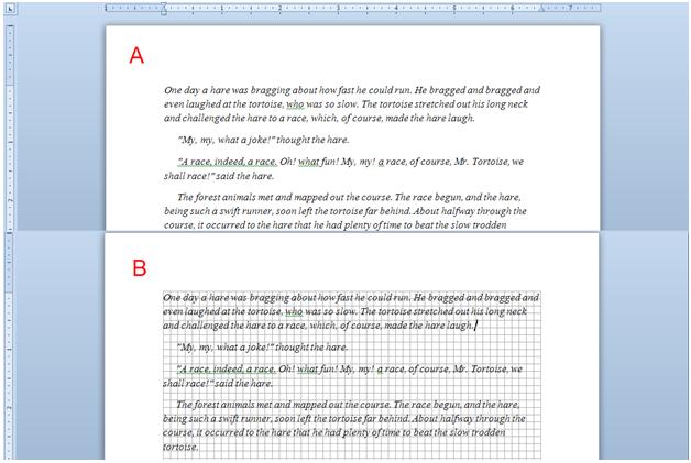 Microsoft Word 2010 Test ~ Test Answers