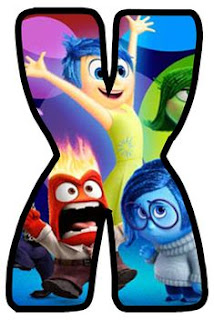 Abecedario de Del Revés. Inside Out Alphabet. - Oh my Alfabetos!