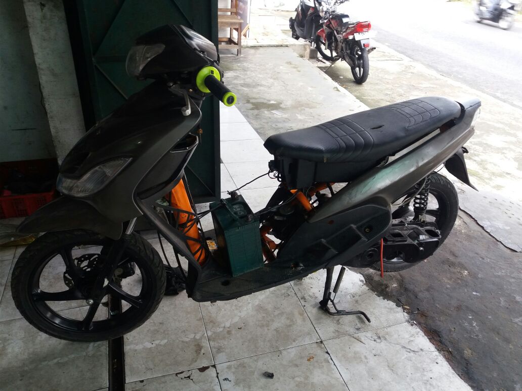 tune up mio 200cc rangka standar | Asnat Speed