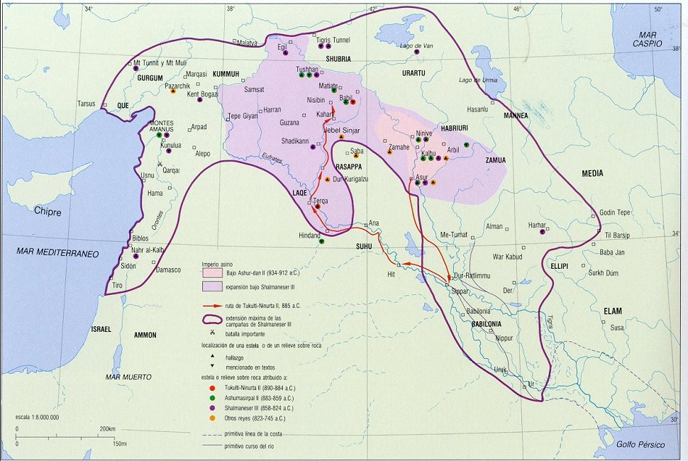 Reyes y Dinastías.: El Imperio Asirio (III): El Periodo Neo-asirio ...