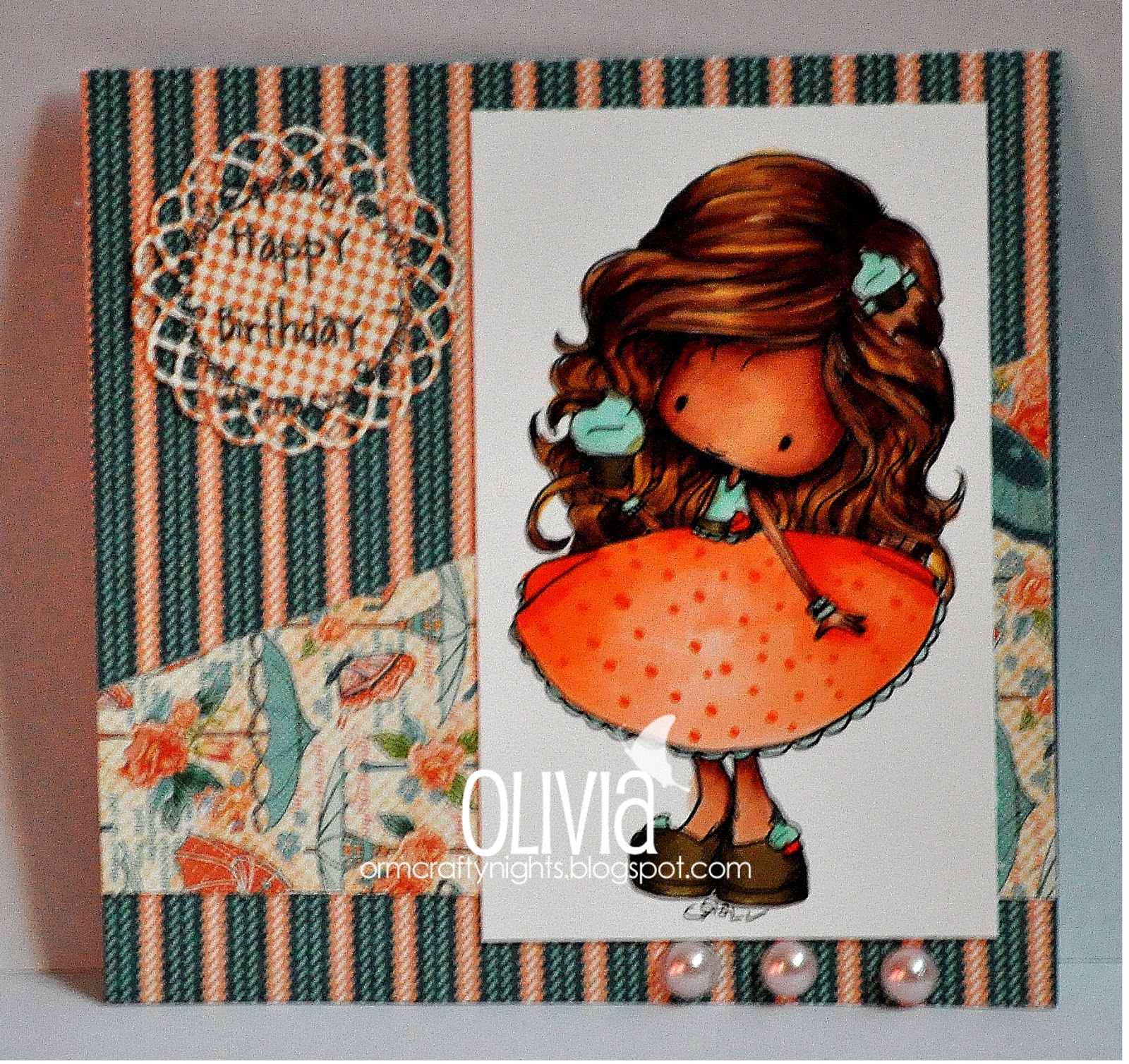 ORM Crafty Nights : Tiddly Inks Card