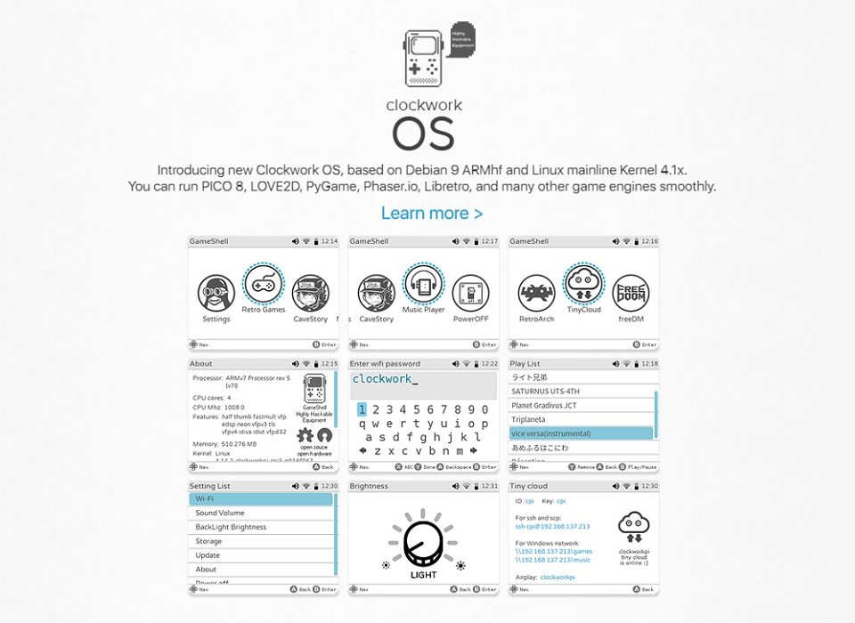 ClockworkPi GameShell - CGI: Cerita Games Indonesia