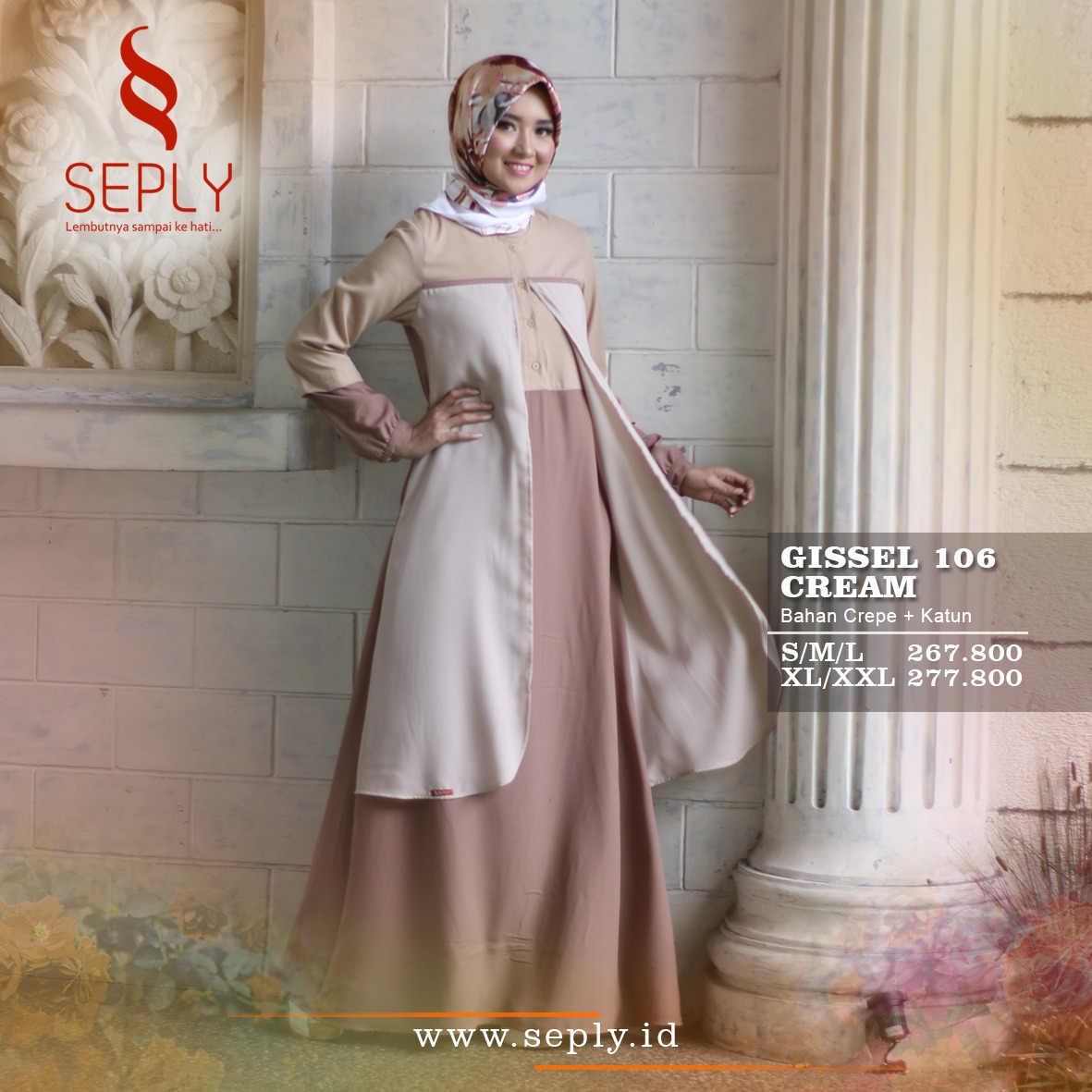 GAMIS BRANDED TERBARU SEPLY GISSEL 106