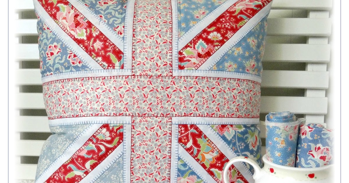Jenny of ELEFANTZ: Free pattern!! Sew a Union Jack pillow with me...
