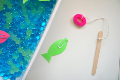 Fishing Sensory Box and Game | Munchkins and Mayhem