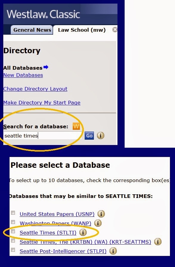 Gallagher Blogs: Using Database Identifiers in WestlawNext