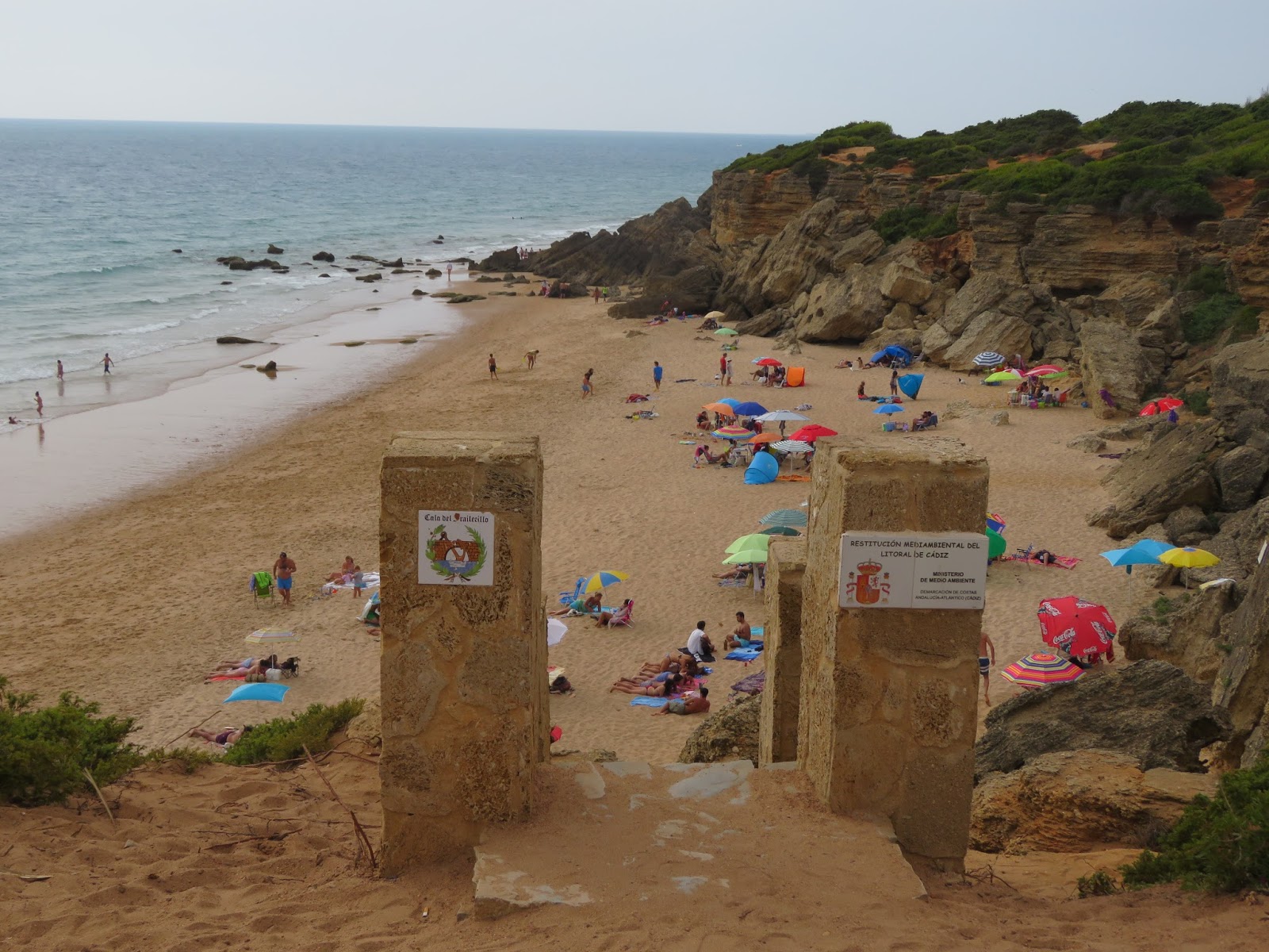 Mis aventuras en camper: Playas de Calas de Roche. Conil de la Fra ...