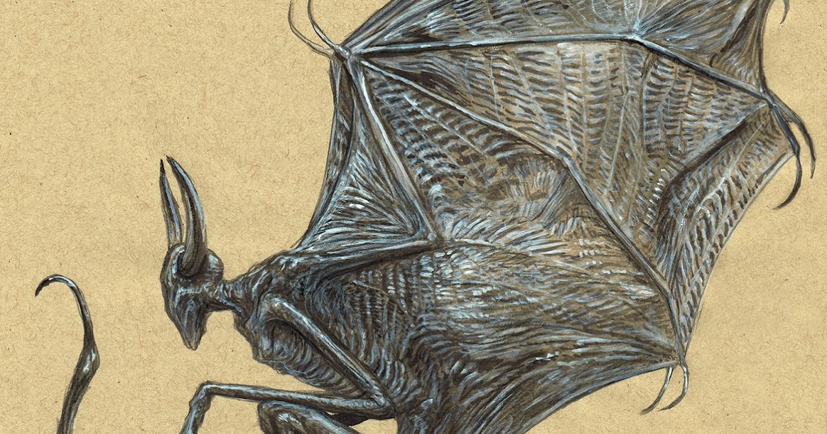 Drawing is Neat: H.P. Lovecraft's Night-gaunt: The Tickling Terror