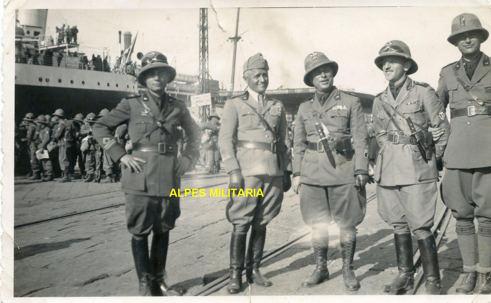 Photo Officiers MVSN | Alpes Militaria