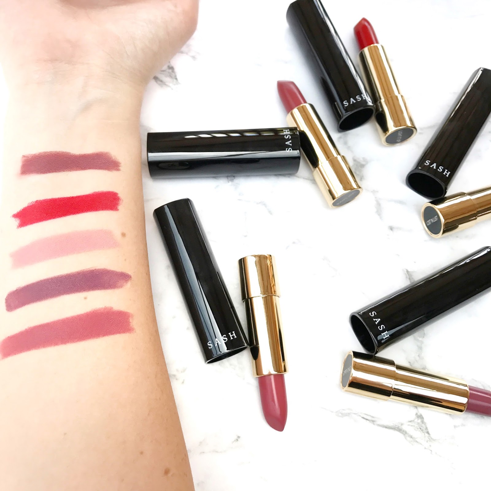 Sash Cosmetics Luminous Lipsticks: Review + Swatches - Wellness by Kels