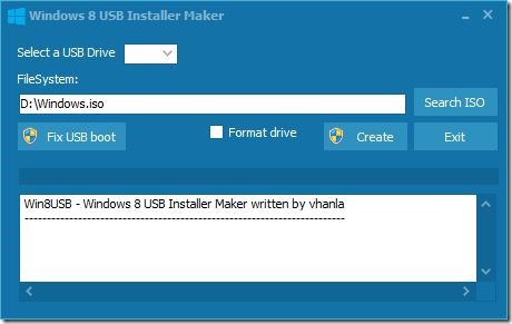 Instale o Windows 8 do Pendrive com o Windows 8 USB Installer Maker ...