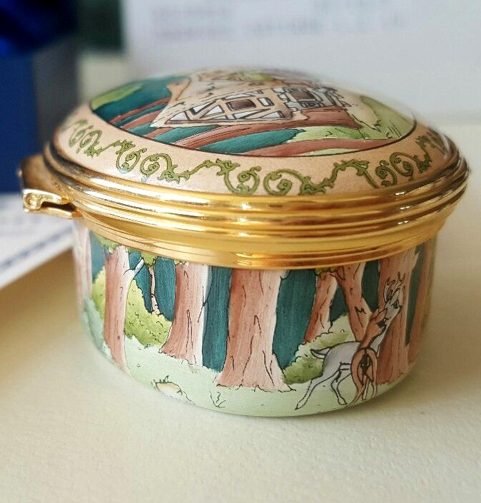 Filmic Light - Snow White Archive: Snow White Enamel Boxes by Halcyon Days