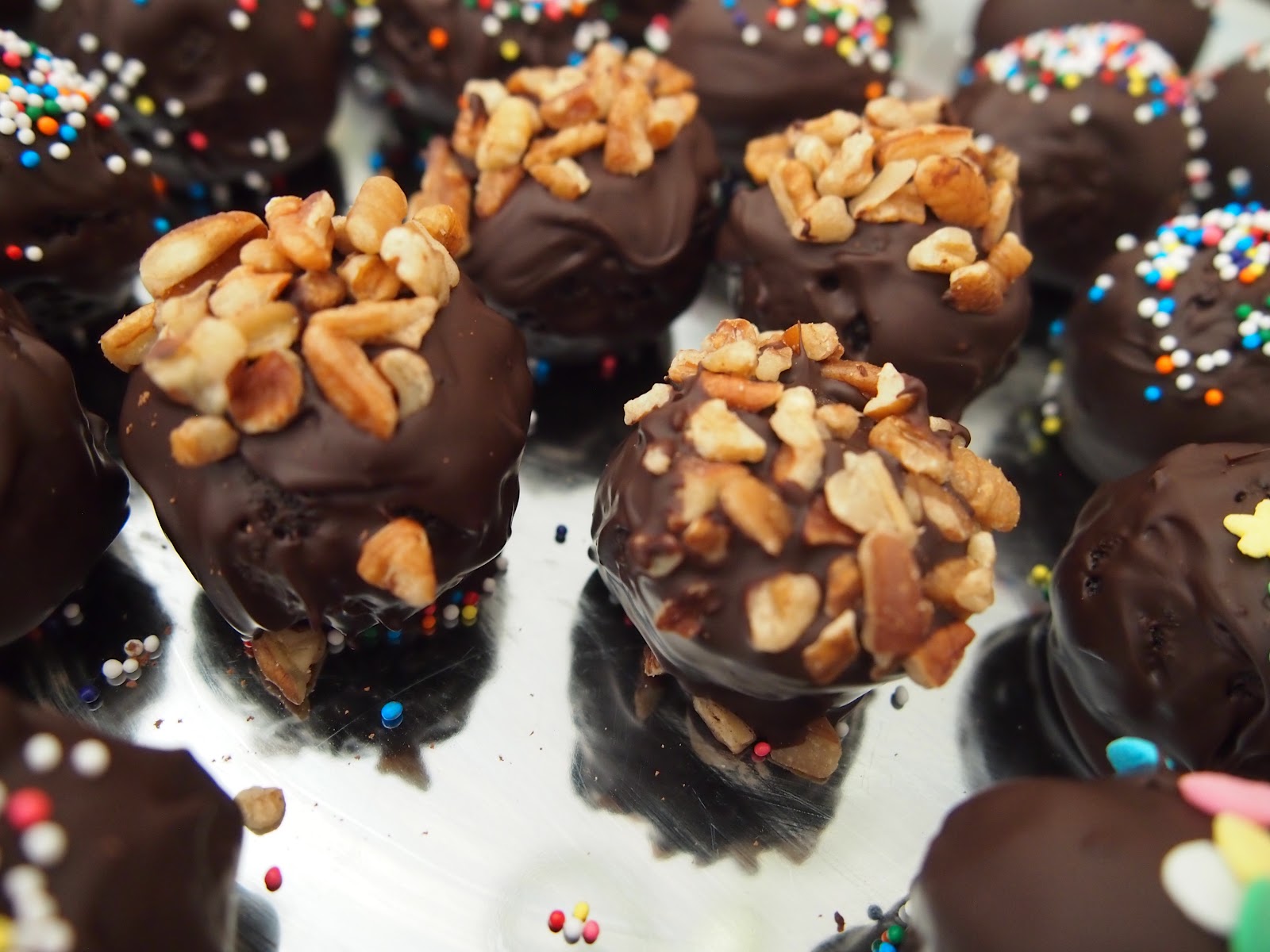 ANU CAKES N BAKES: BON BONS with Dark Chocolate Cake and Beets (NO Oil ...