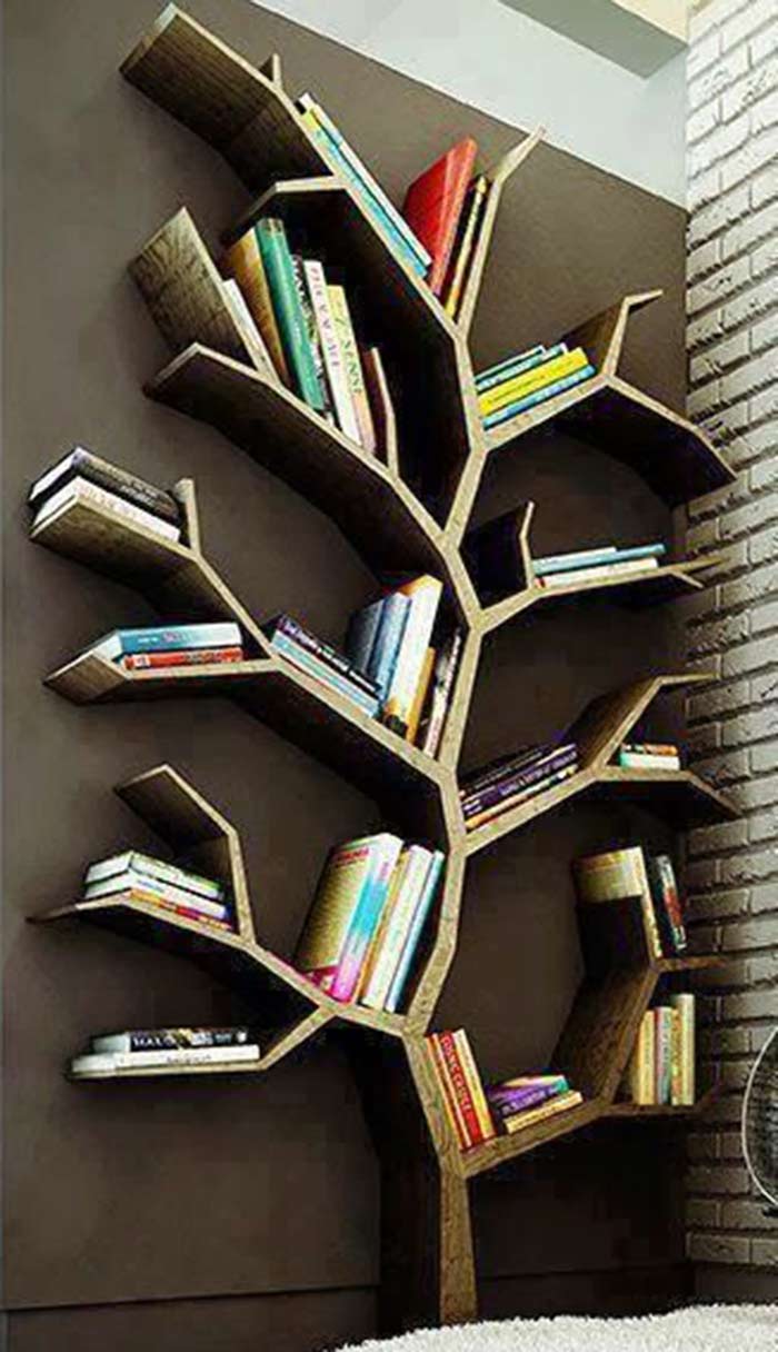 14+ Desain Rak Buku Minimalis Modern PNG | Blog Garuda Cyber