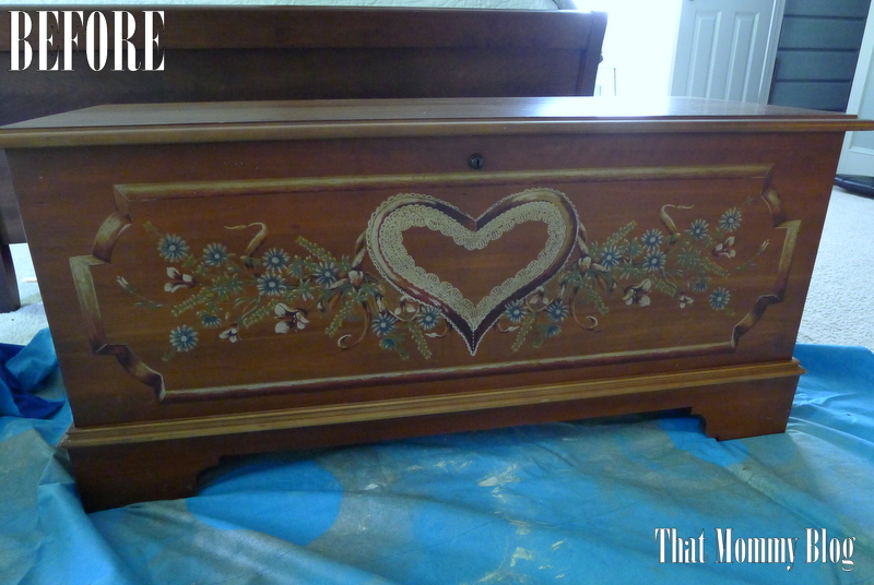 That Mommy Blog: Painted Chest Before and After