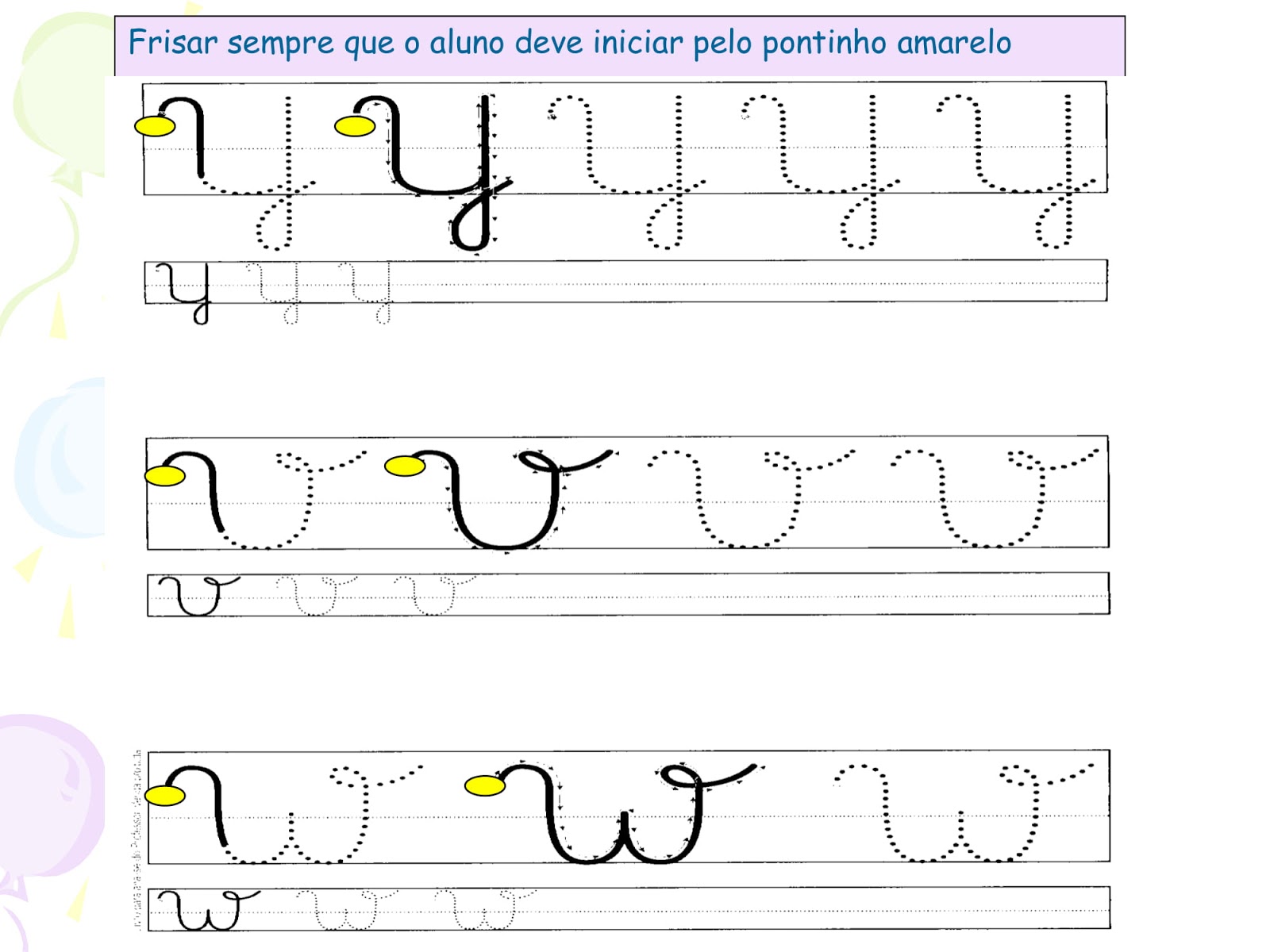 Da Letra de Imprensa à Letra Cursiva. - Atividades de Caligrafia