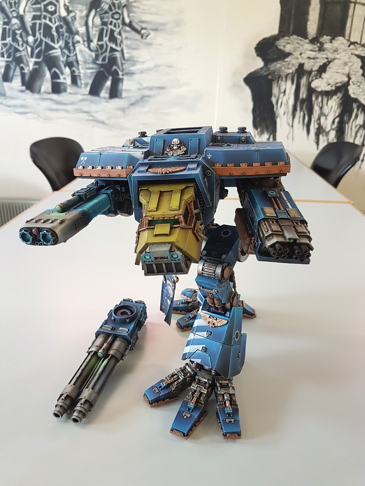 Dorn's Arrow: Lucius Pattern Warhound Titan - Vulcan Mega-Bolter