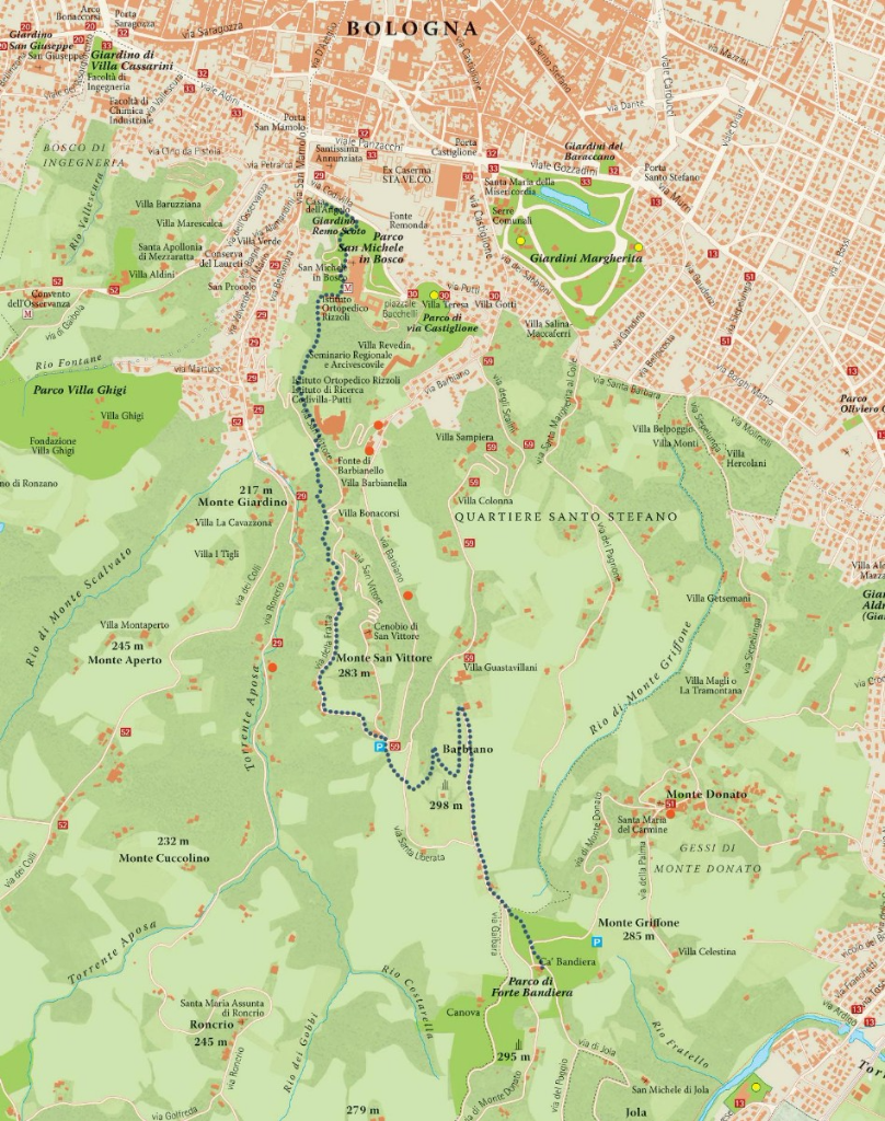 Sentiero CAI 902 - Escursioni sul Corno alle Scale e sui Colli Bolognesi