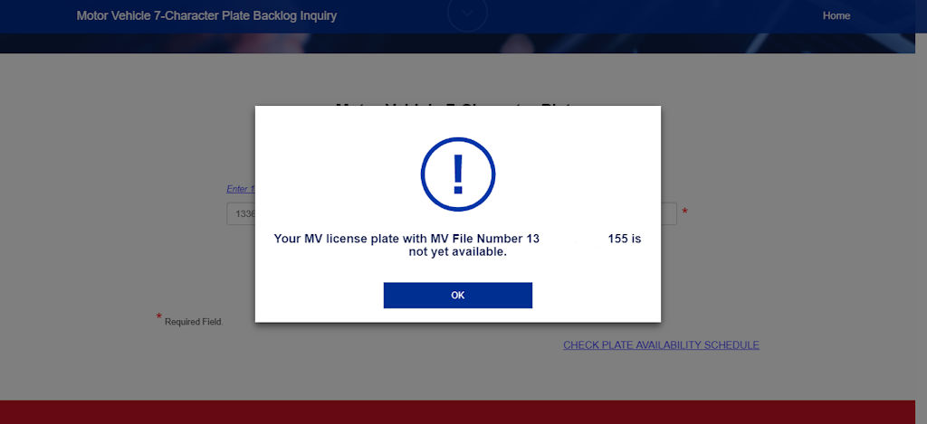 Checking Your Plate Number's Availability is Now Like Waiting For Your ...