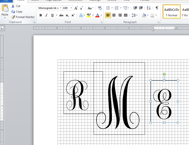 Suppose Anything Goes: Easy DIY Monogram Tutorial (No Photoshop Required!)