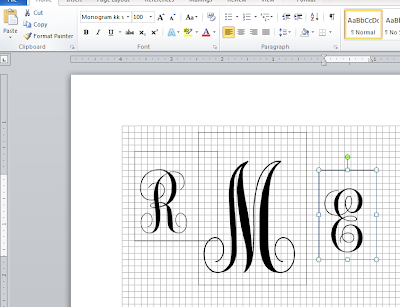 Suppose Anything Goes: Easy DIY Monogram Tutorial (No Photoshop Required!)
