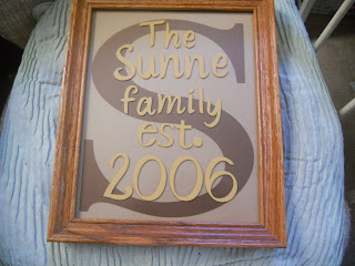 Debican: Vinyl in a picture frame.