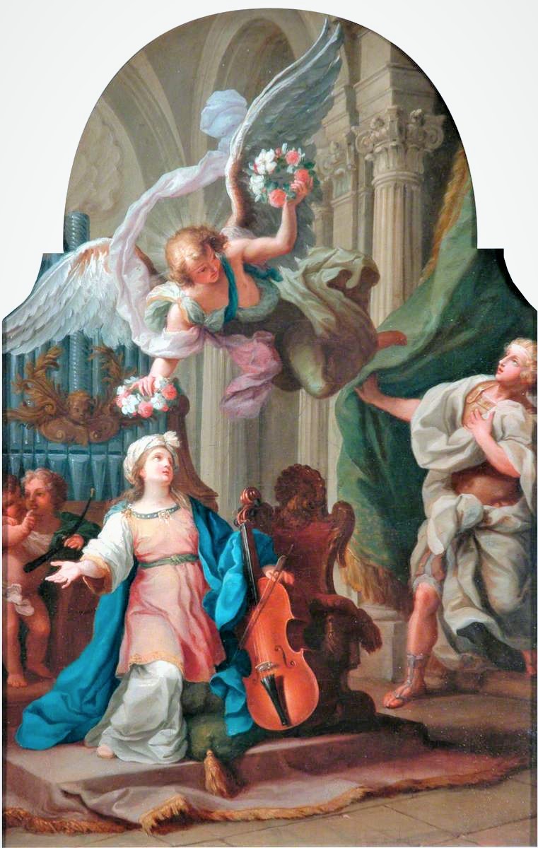 Ad Imaginem Dei: "Hail Bright Cecilia!" -- Great Patroness of Harmony