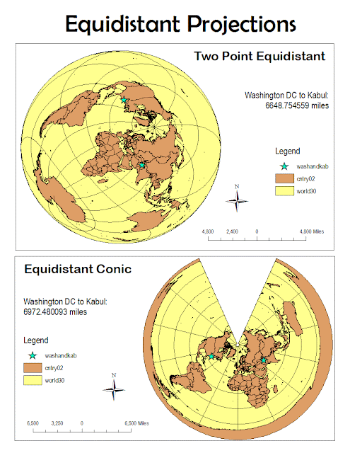 Drea's Labs for Geog7: ArcMap: Map Projections
