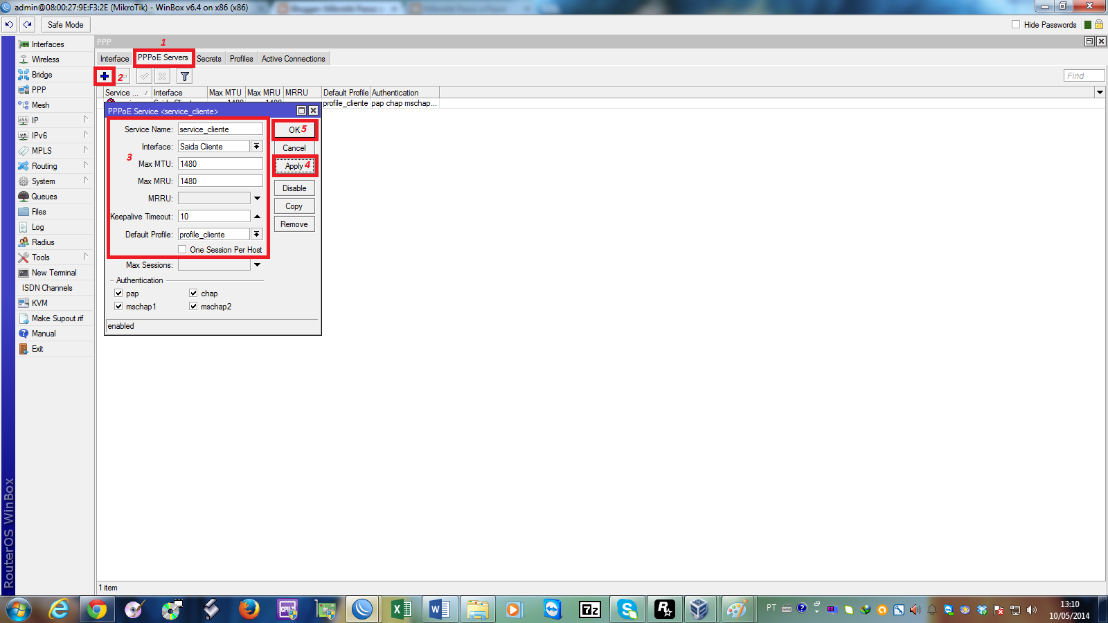 Mix Tecnologia: Configurando Sistema Mikrotik PPPoE e Cadastro de Clientes