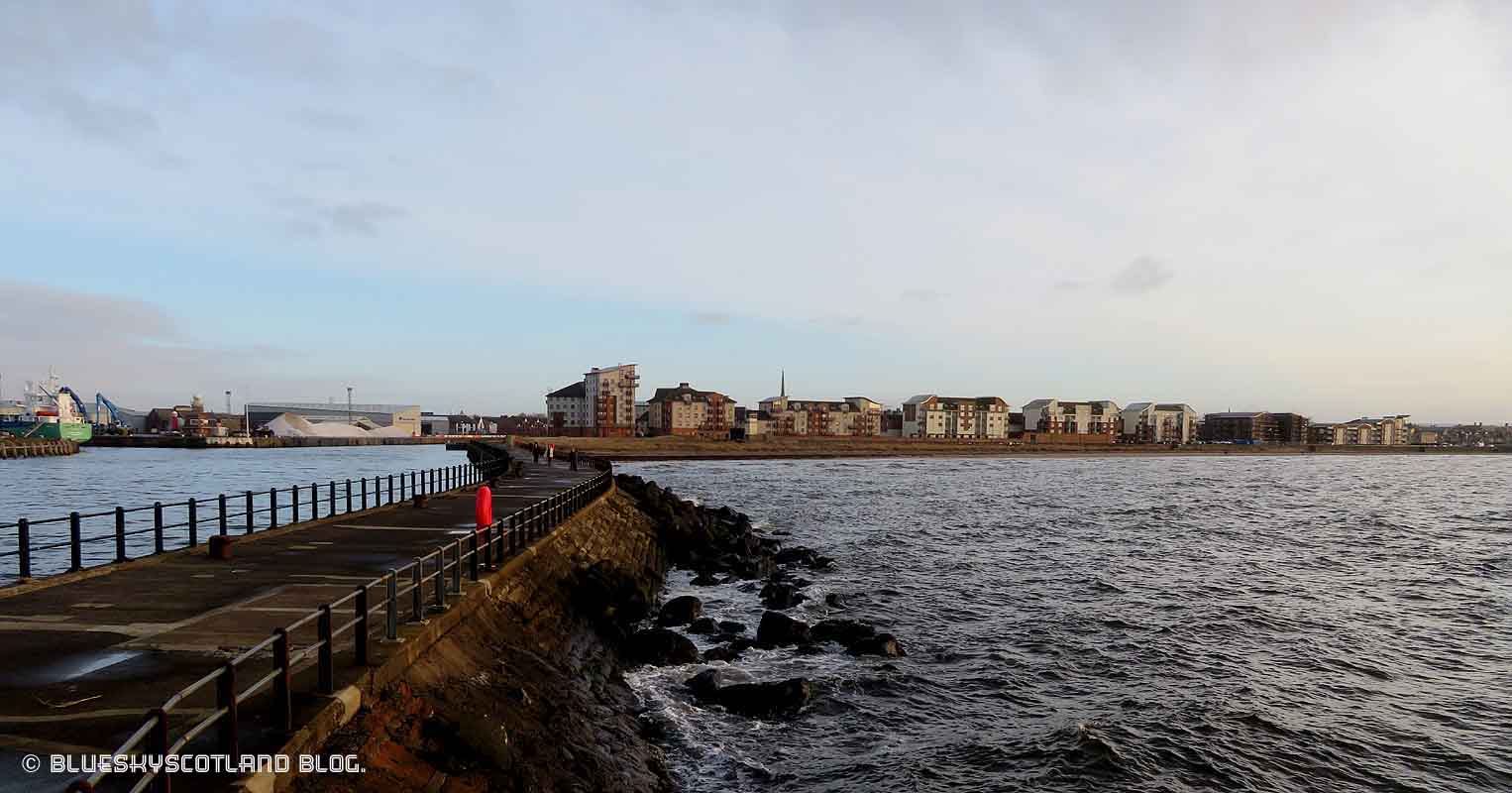 Alex and Bob`s Blue Sky Scotland: Ayr Harbour and River Ayr Walk.