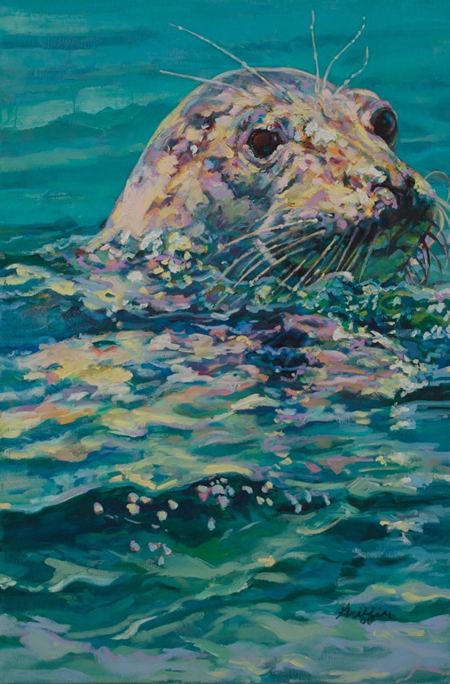 Where ART Lives Gallery Artists Group Blog: Wildlife Painting, Colorful ...