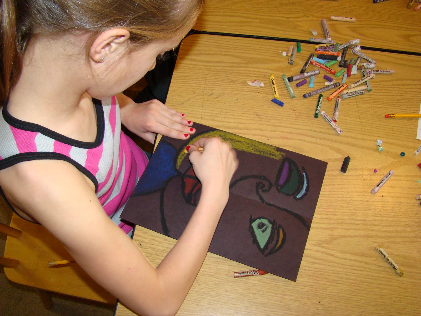 100 toes: Mommio- Art Class- Modern- Cubism- Picasso