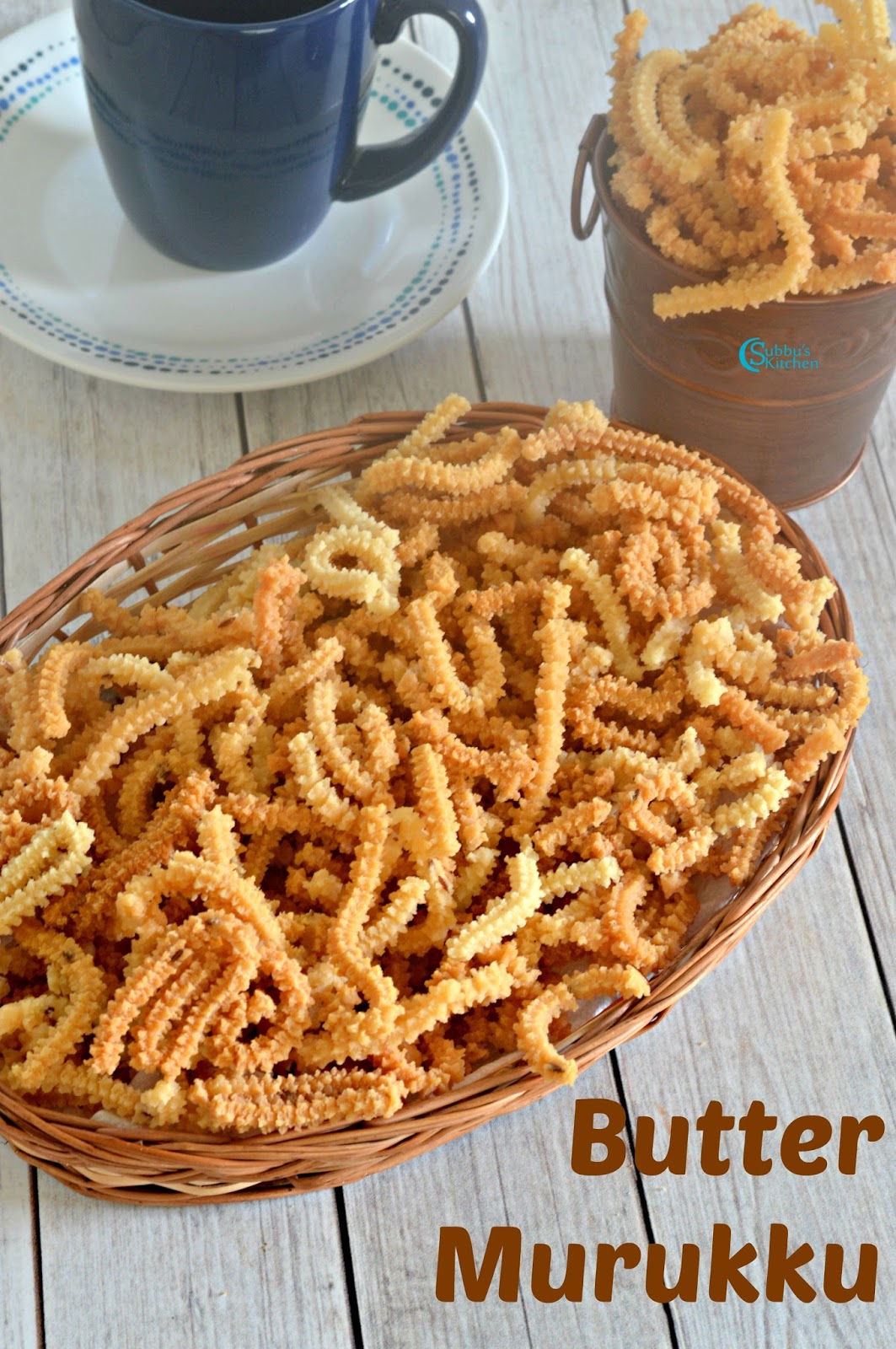 Butter Murukku - Subbus Kitchen
