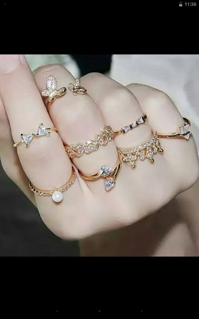 Modern Awesome Stylish Girls Hand Rings Dpz - Sari Info