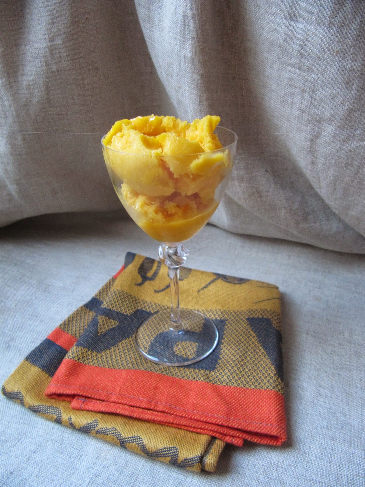 La cuisine d'ici et d'ISCA: Sorbet mangue
