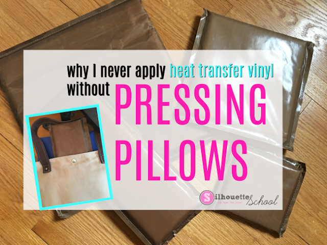 How and Why Pressing Pillows are the Secret to Applying HTV ...