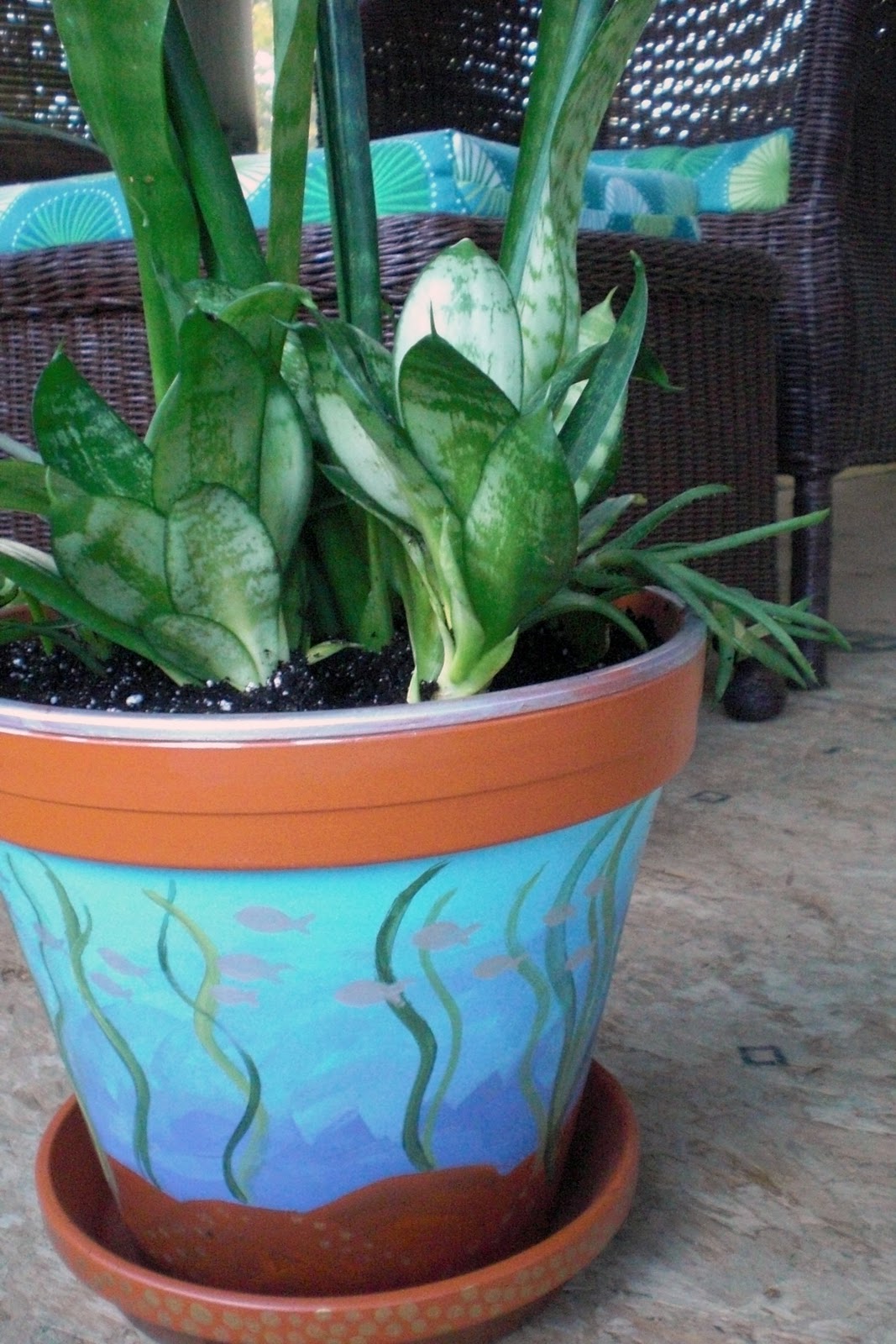 The Violet Fern: Project: Painted Pots