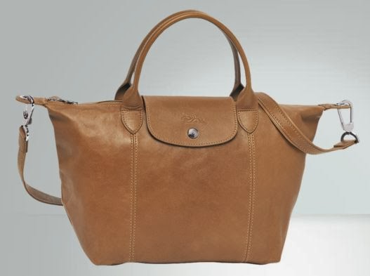 Longchamp Le Pliage Cuir Short Handle/Small