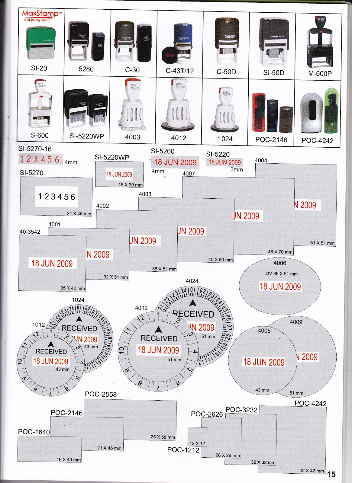 D'RINA D'MARYA RESOURCES *******: ***** PENGELUAR RUBBER STAMP