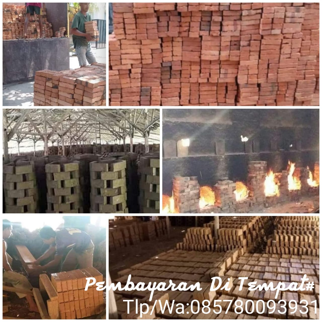 Batu bata merah press JUMBO&STANDART: Stock ready....siap kirim ...