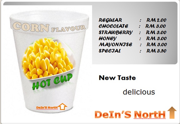Dein'S North: Menu Jagung in Cup