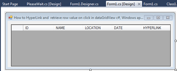 How To Add Hyperlink And Retrieve Row Value On Link Click In Datagridview Windows Application