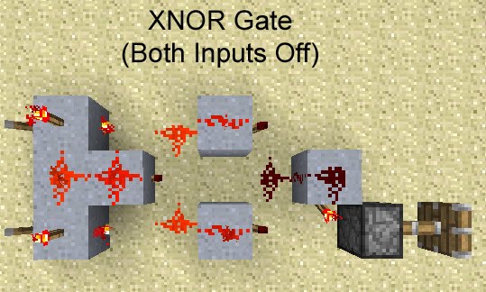 Simple Redstone: XOR Gates And Basic Clocks