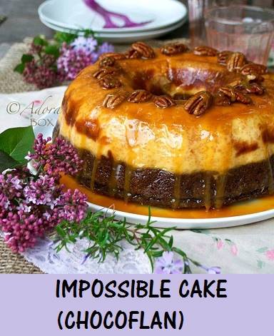 In en om die huis: IMPOSSIBLE CAKE (CHOCOFLAN)