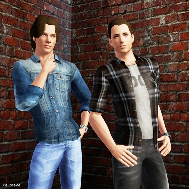 My Sims 3 Blog: Sam and Dean Winchester by Ya-Prava